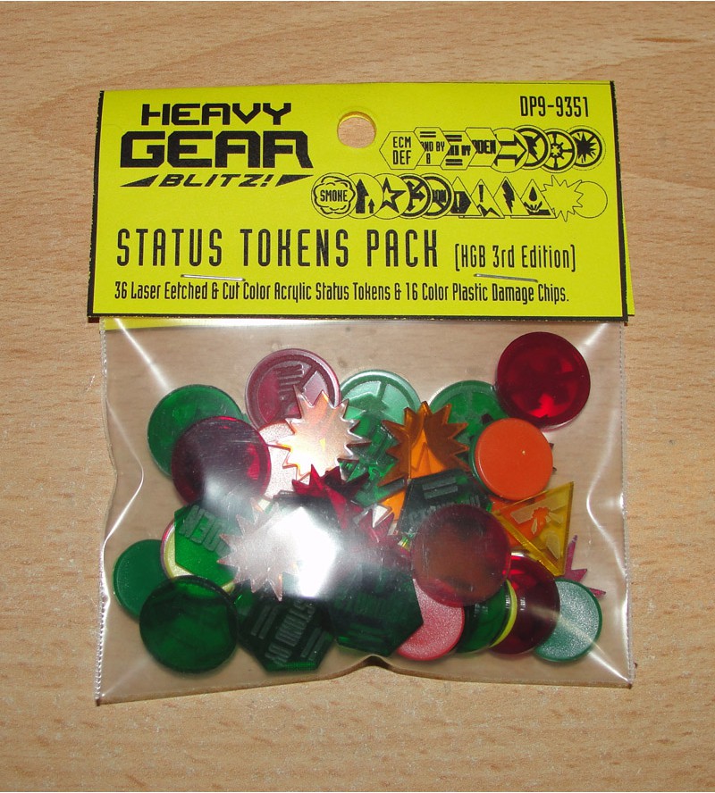 Heavy Gear Blitz Status Tokens Pack 3rd Edition