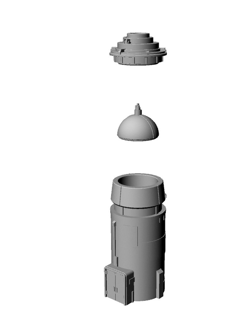Badlands Tower STL 3D Printable Model for Heavy Gear Blitz - Dream Pod ...